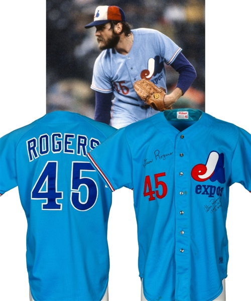 Lot Detail - Steve Rogers' 1978 Montreal Expos Signed Game-Worn Road ... Lot Detail - Steve Rogers' 1978 Montreal Expos Signed Game-Worn Road ...